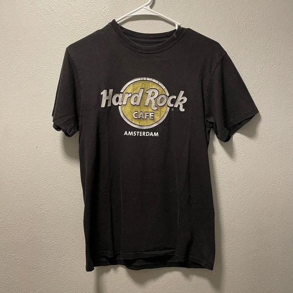 Hard Rock Cafe | Shirts | Hard Rock Cafe Amsterdam Black Tshirt Small ...